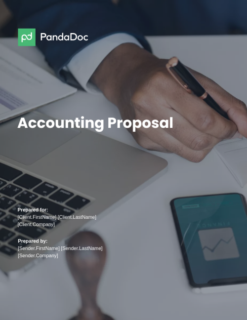 Accounting and Tax Templates, Free Proposal Samples - PandaDoc