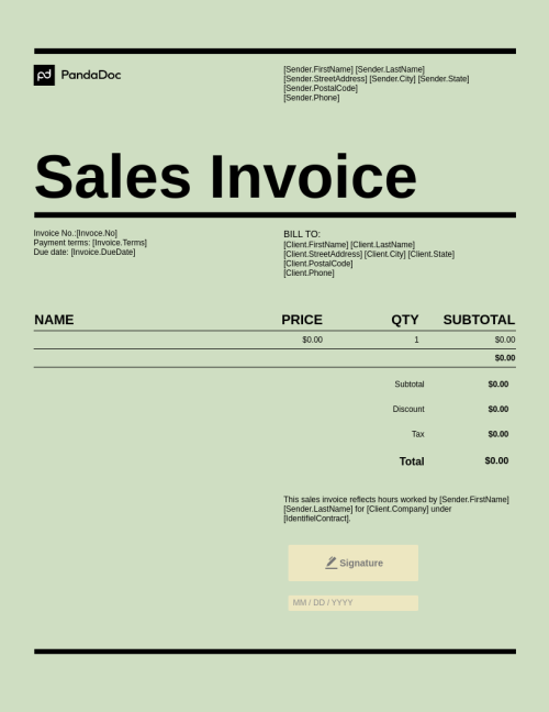 Sales Documents Templates, Free Sales Documentation Samples - PandaDoc