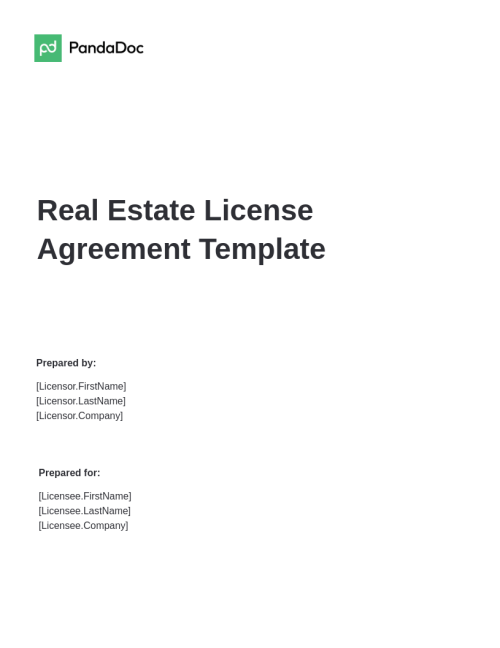 Real Estate Contract Templates, Free Form Samples for Realtors - PandaDoc