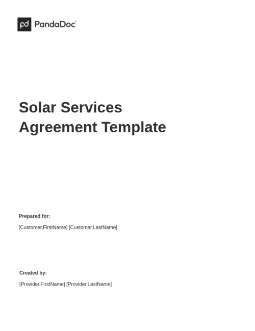 Solar Panels Contract Templates, Free Solar Installation Agreement ...