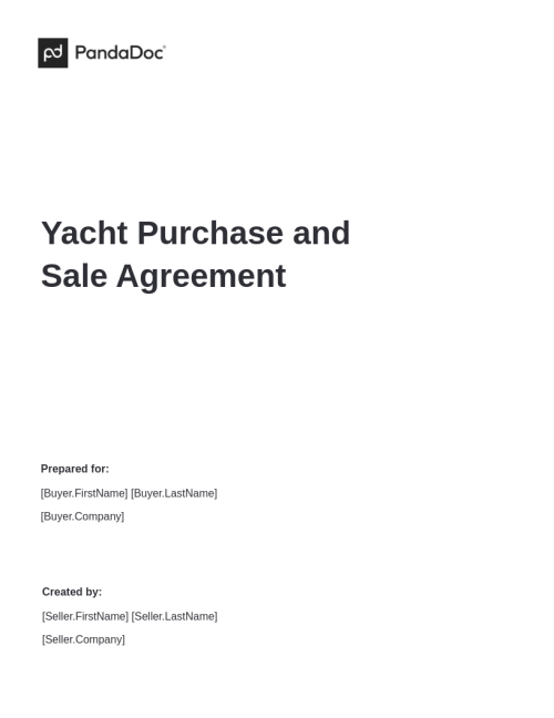 Free Purchase And Sale Agreement Templates | PandaDoc