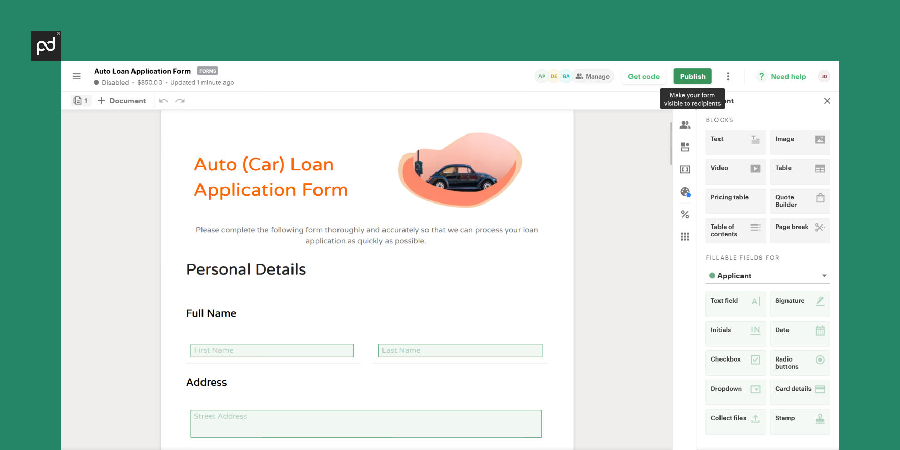 How to Create a Fillable Form in Word