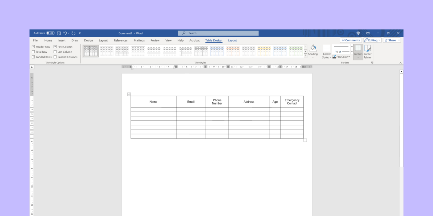 How to Create a Sign-up Sheet