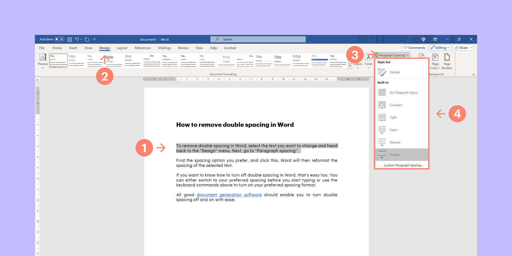 How To Double Space In Word The Definitive Guide