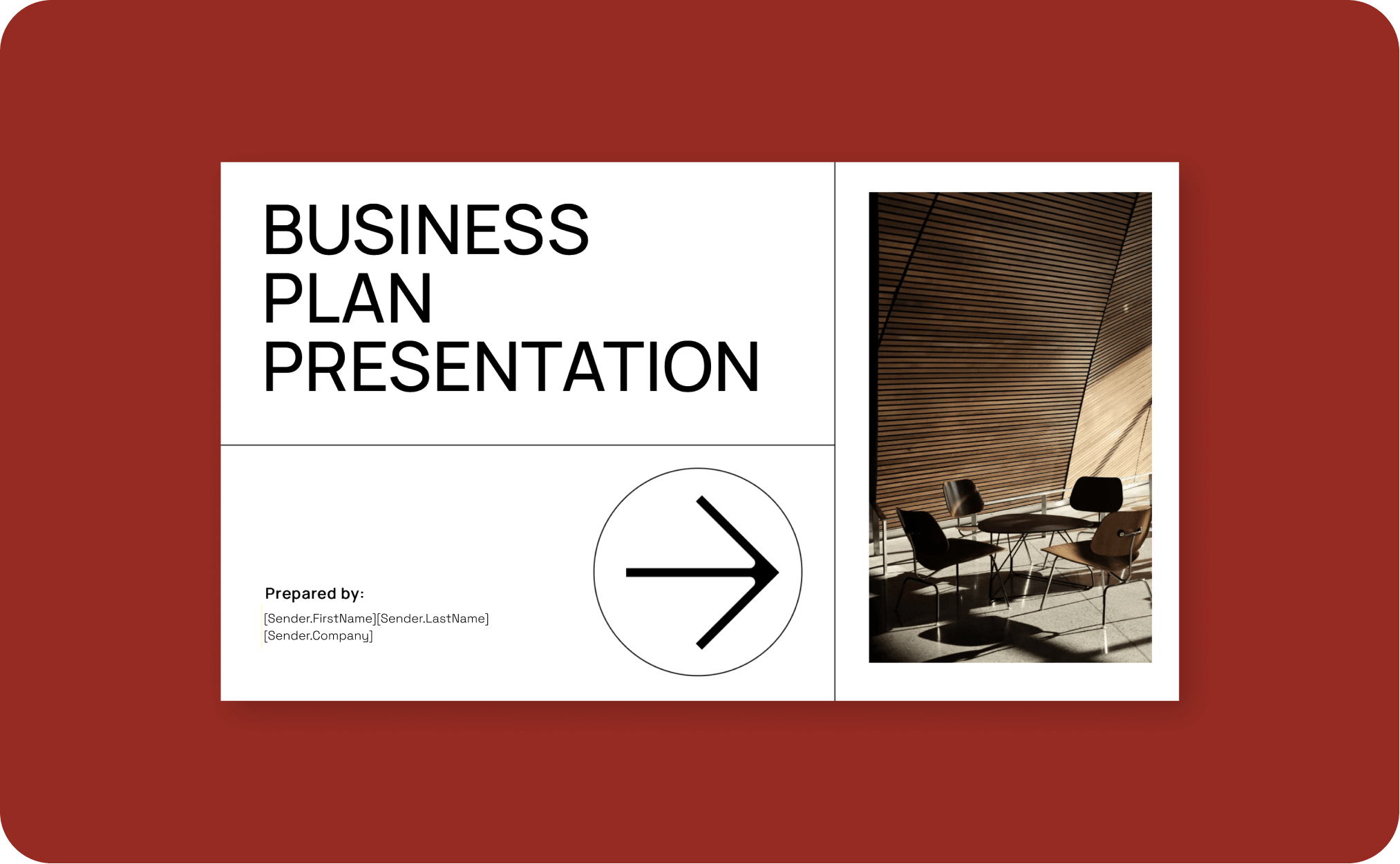 Business Plan Presentation Template Add Your Data You re Done