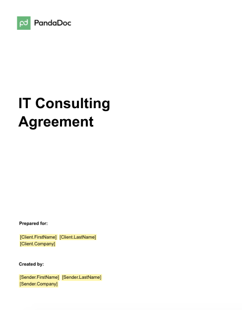 Consulting Proposal Templates, Free Contract Examples for Consulting ...