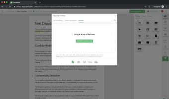How to sign and send an NDA
