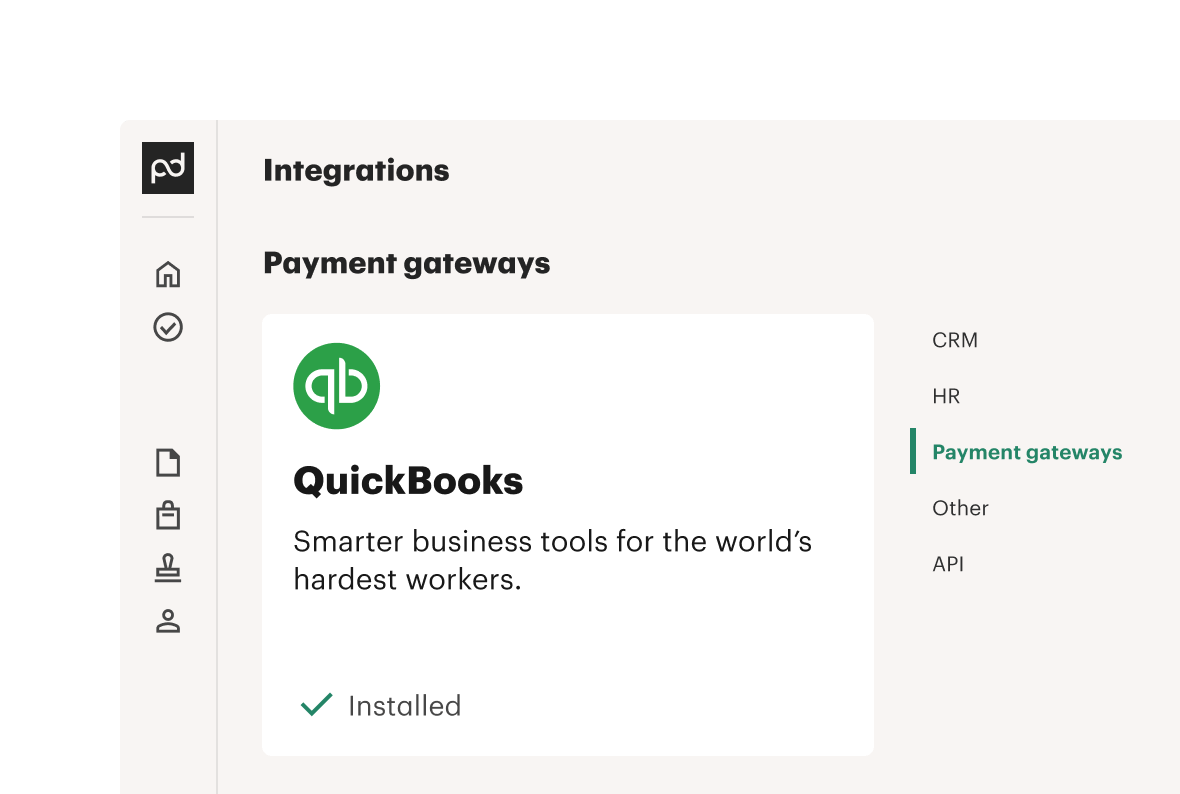 Sales invoice software - PandaDoc