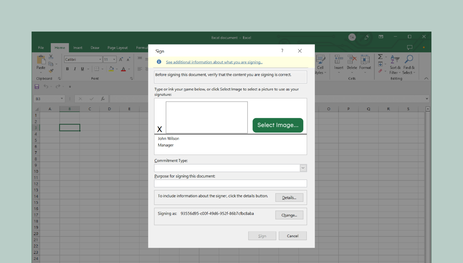 3 Ways to Create Electronic Signatures in Excel