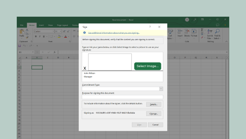3 Ways to Create Electronic Signatures in Excel