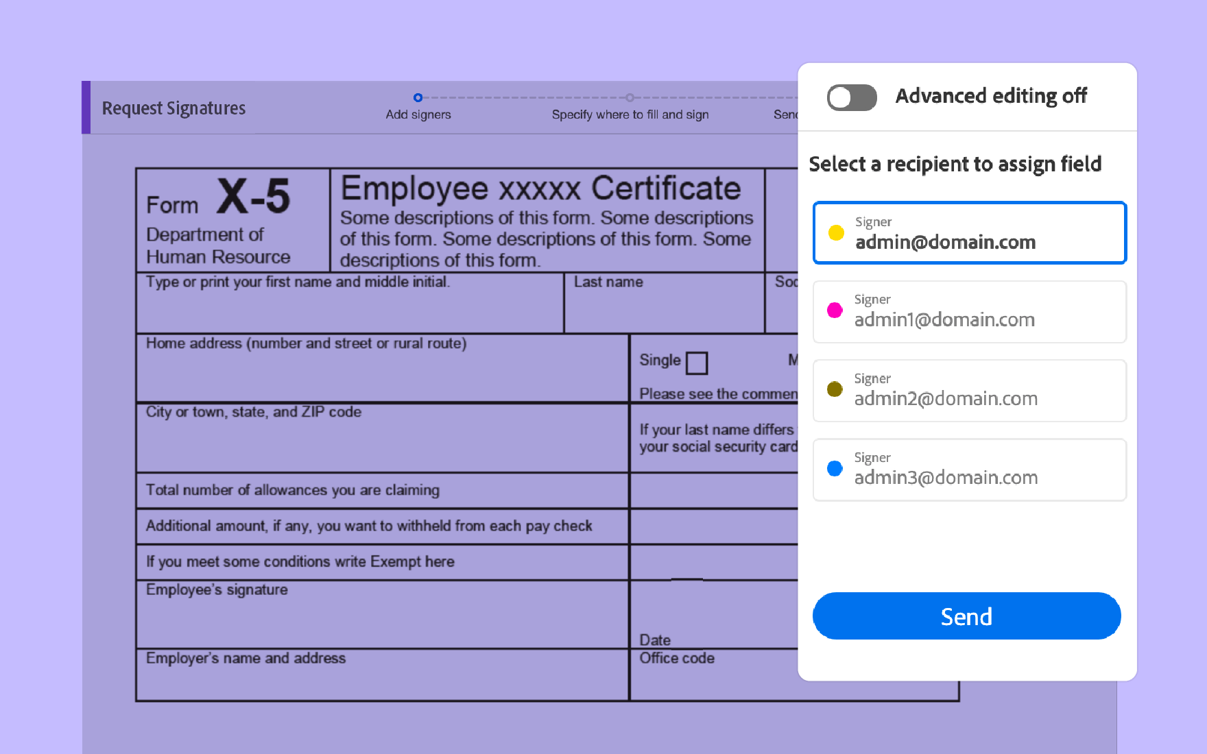 How Do You Put Multiple Signatures On One Document 