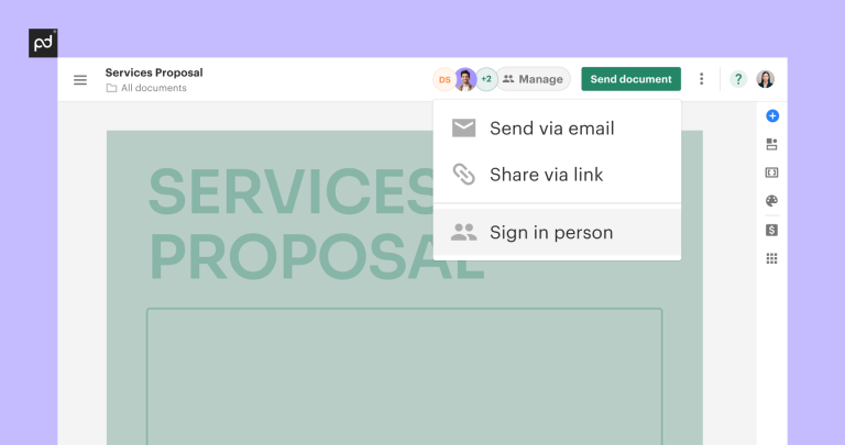 How do you put multiple signatures on one document?