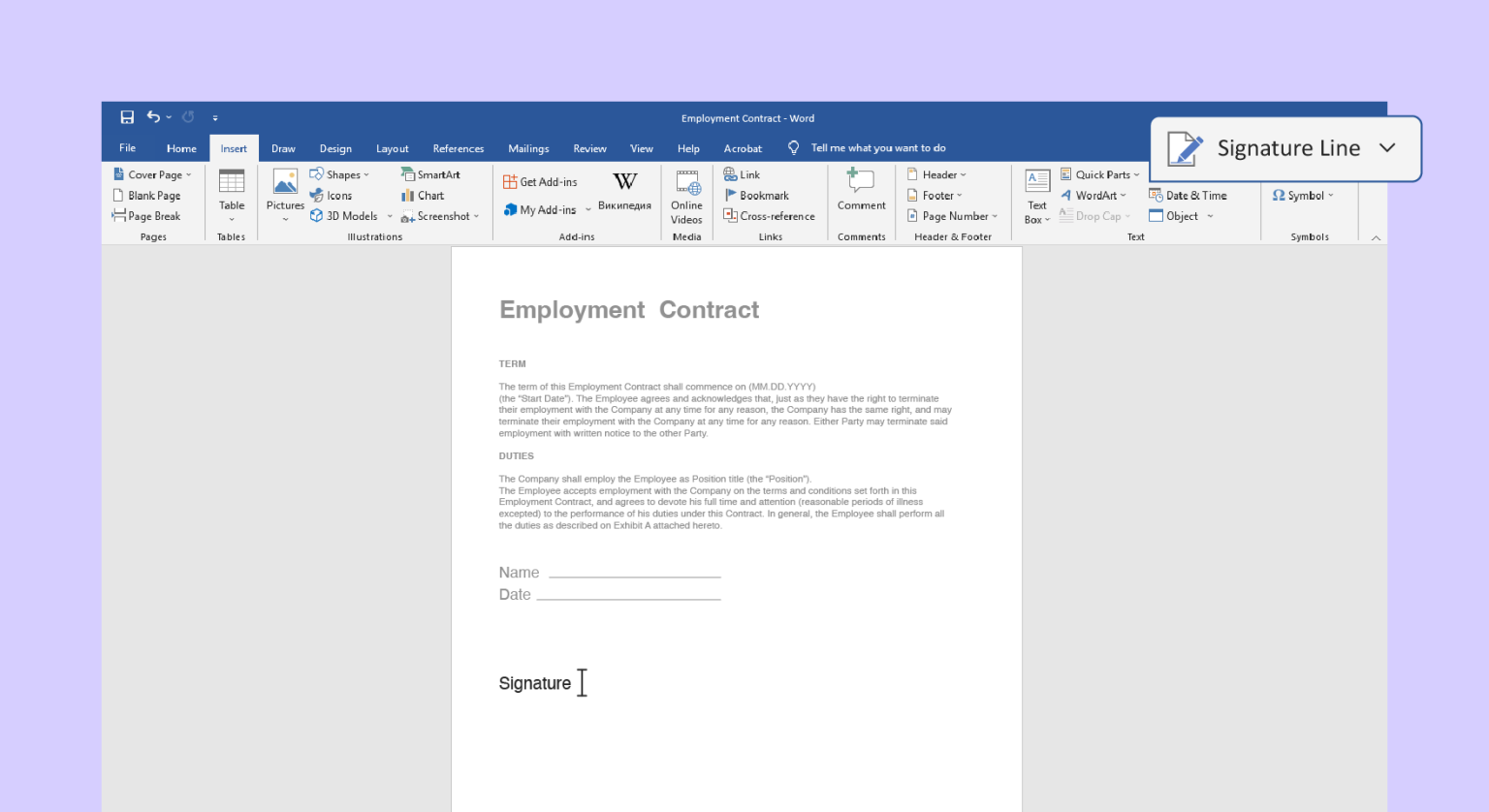 How to Insert a Signature in Word in 6 Simple Steps (2025 Update)