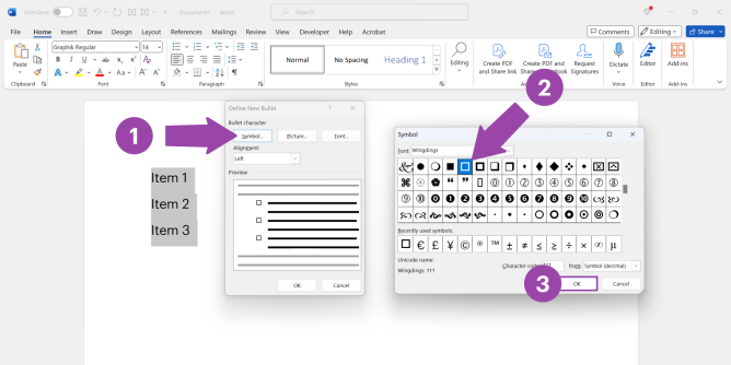 How to create a checkbox in Word | PandaDoc