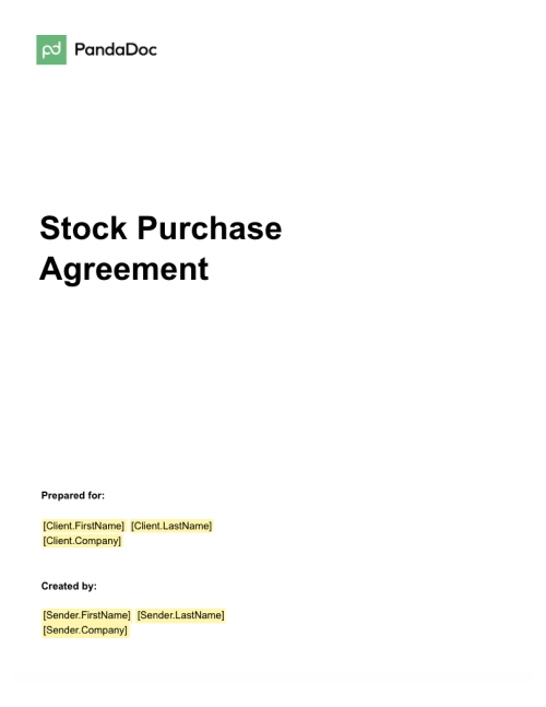 Free Purchase And Sale Agreement Templates | PandaDoc