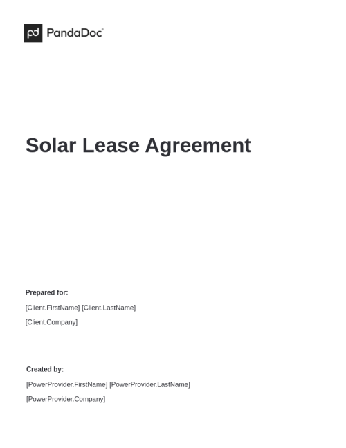 Solar Panels Contract Templates, Free Solar Installation Agreement ...