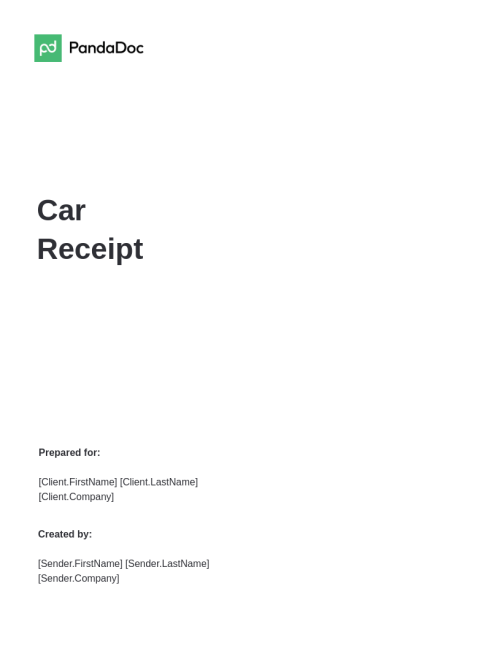 Car Rental Agreement Templates, Free Rental Car Invoice Samples - PandaDoc
