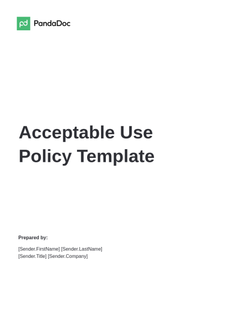 Company Policy Templates - Effective Company Policy Templates by PandaDoc