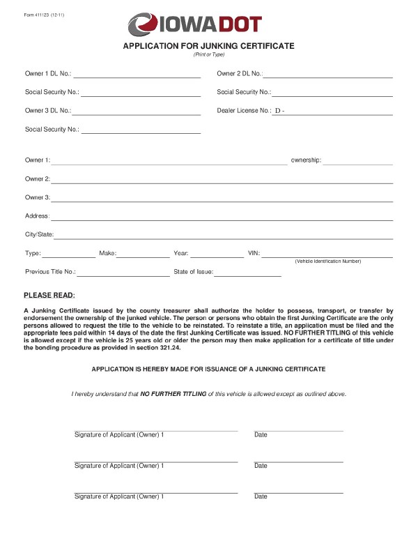 Iowa Bill Of Sale Forms Download And Print How To Sell