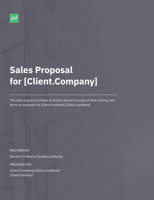 Sales Documents Templates, Free Sales Documentation Samples - PandaDoc