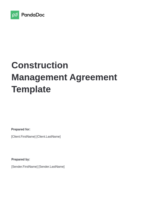 Construction Proposal Templates, Free General Contractor Agreements ...