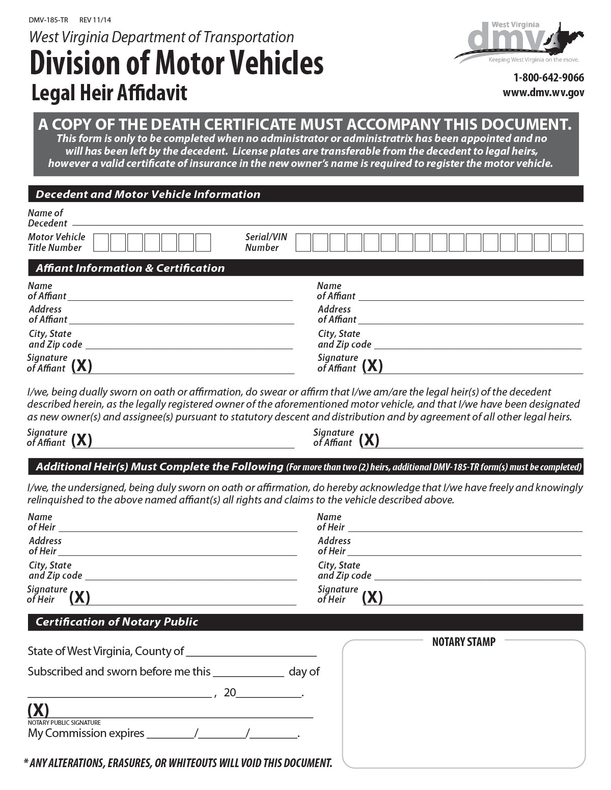 West Virginia Bill of Sale Form Templates, Free Samples for Cars, Boats ...