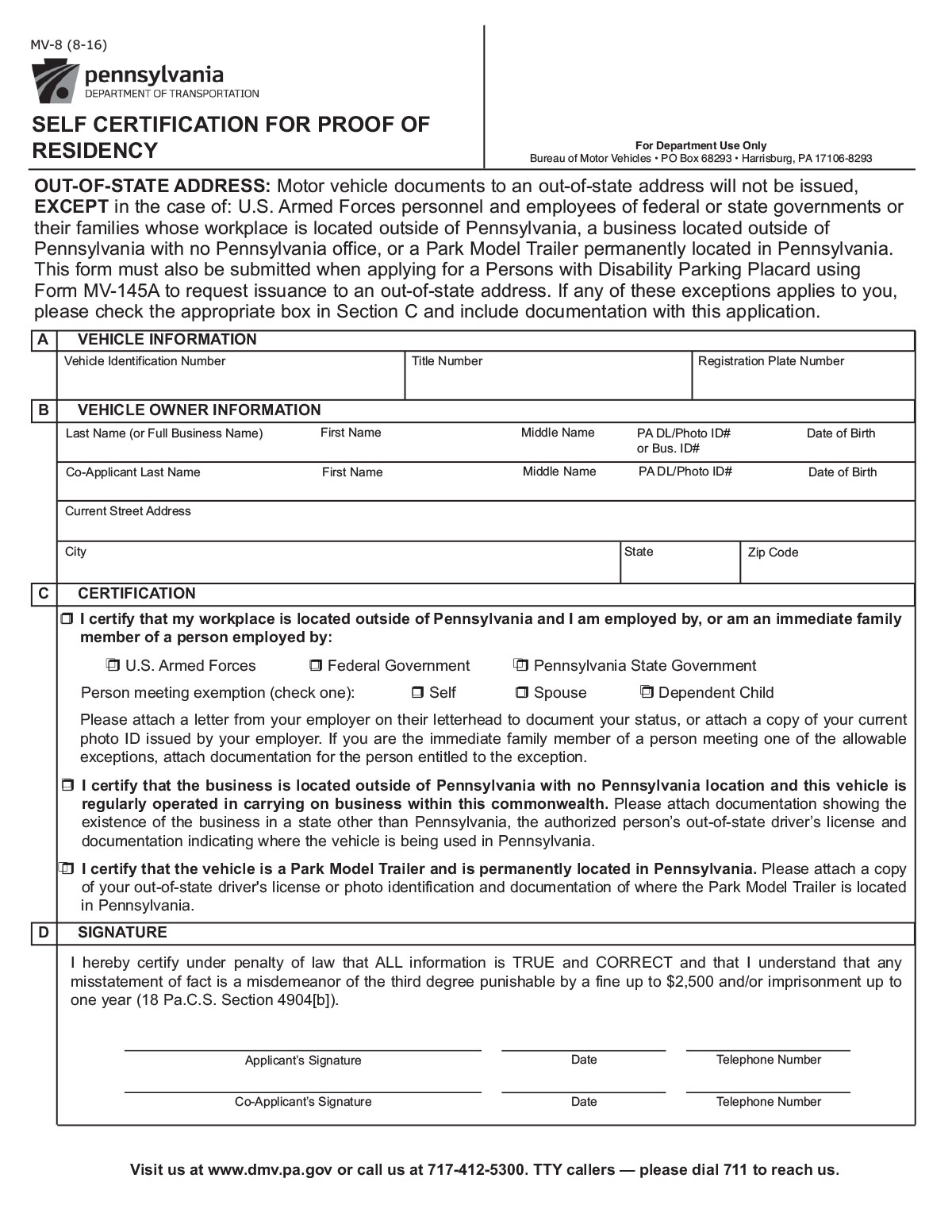 Pennsylvania PA Bill of Sale Form Templates, Free Samples - PandaDoc