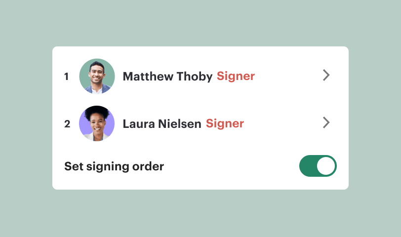 Set a Signing Order | PandaDoc