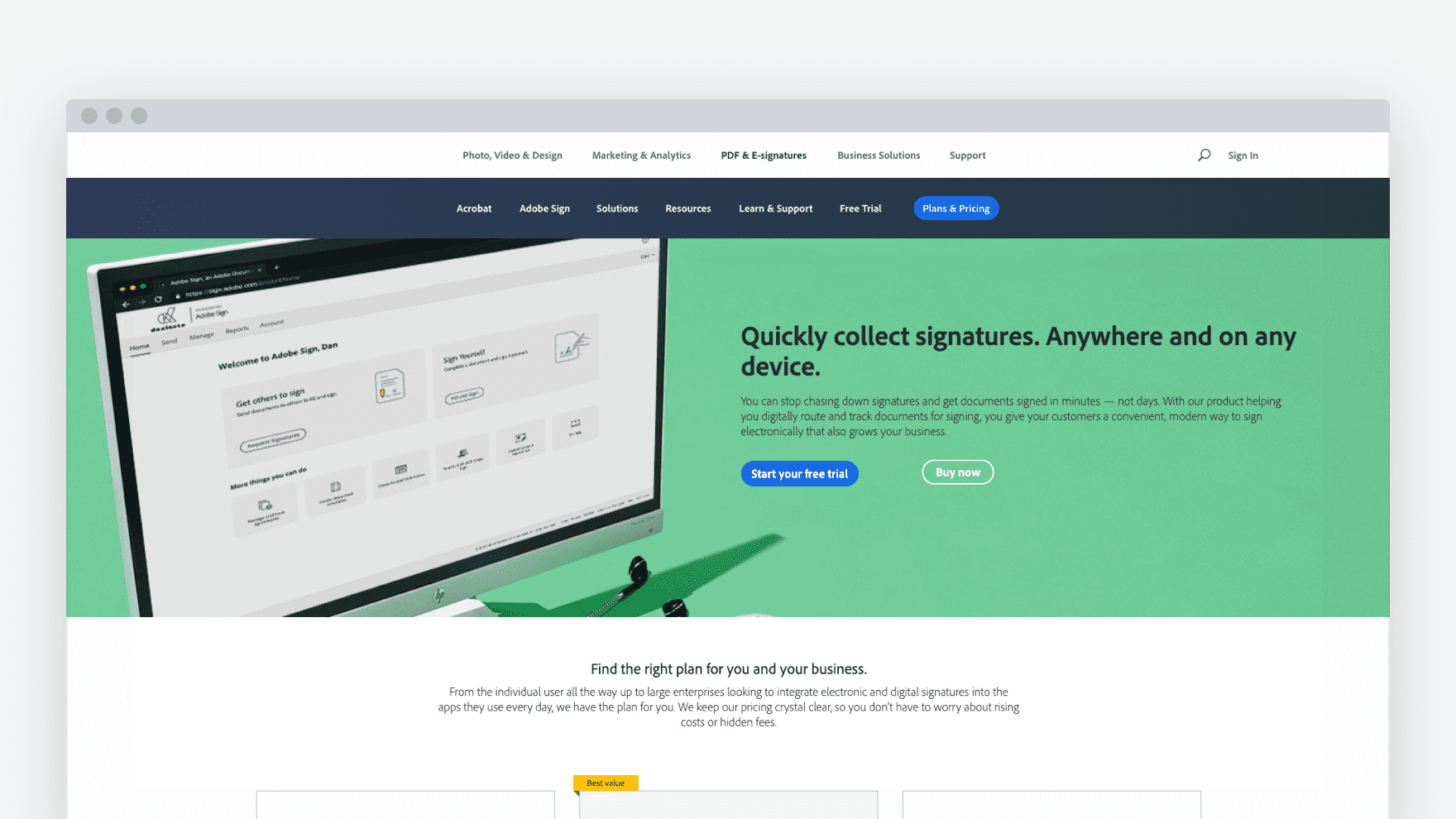 How to Create an Electronic Digital Signature in Adobe Acrobat Online ...