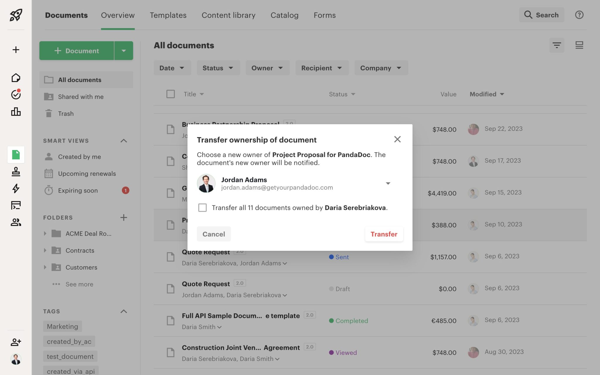 Document Control Processes and Procedure - PandaDoc