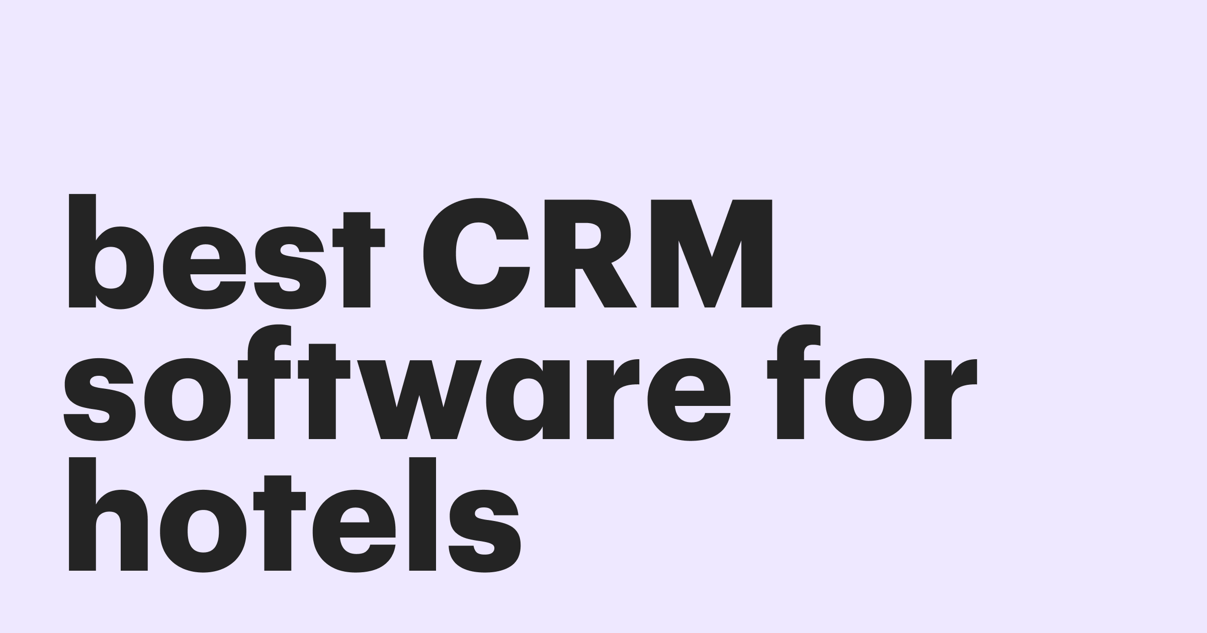 Best CRM software for hotels and hospitality teams | PandaDoc