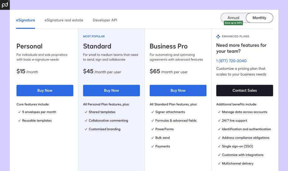 DocSend vs. DocuSign: Pricing, Features, Customer Service - PandaDoc