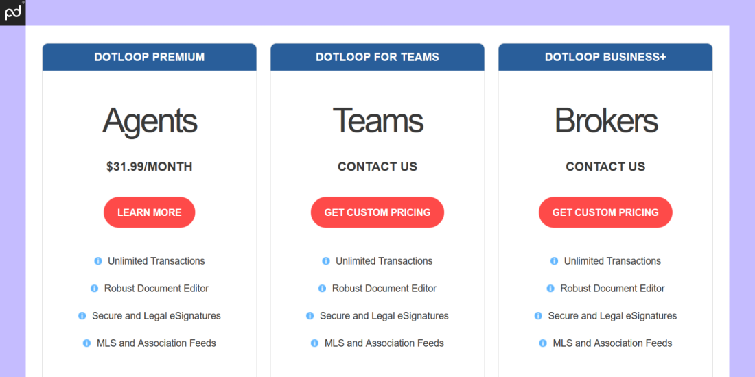 DocuSign vs Dotloop for Real Estate 2025 Comparison: Prices & Features