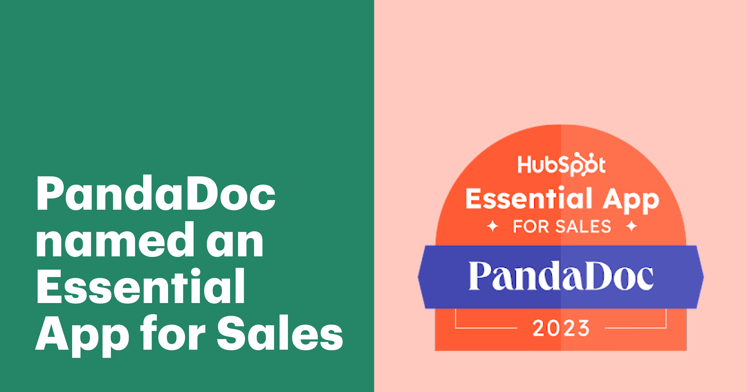Celebrating PandaDoc as one of HubSpot's "Essential App for Sales 2023 ...