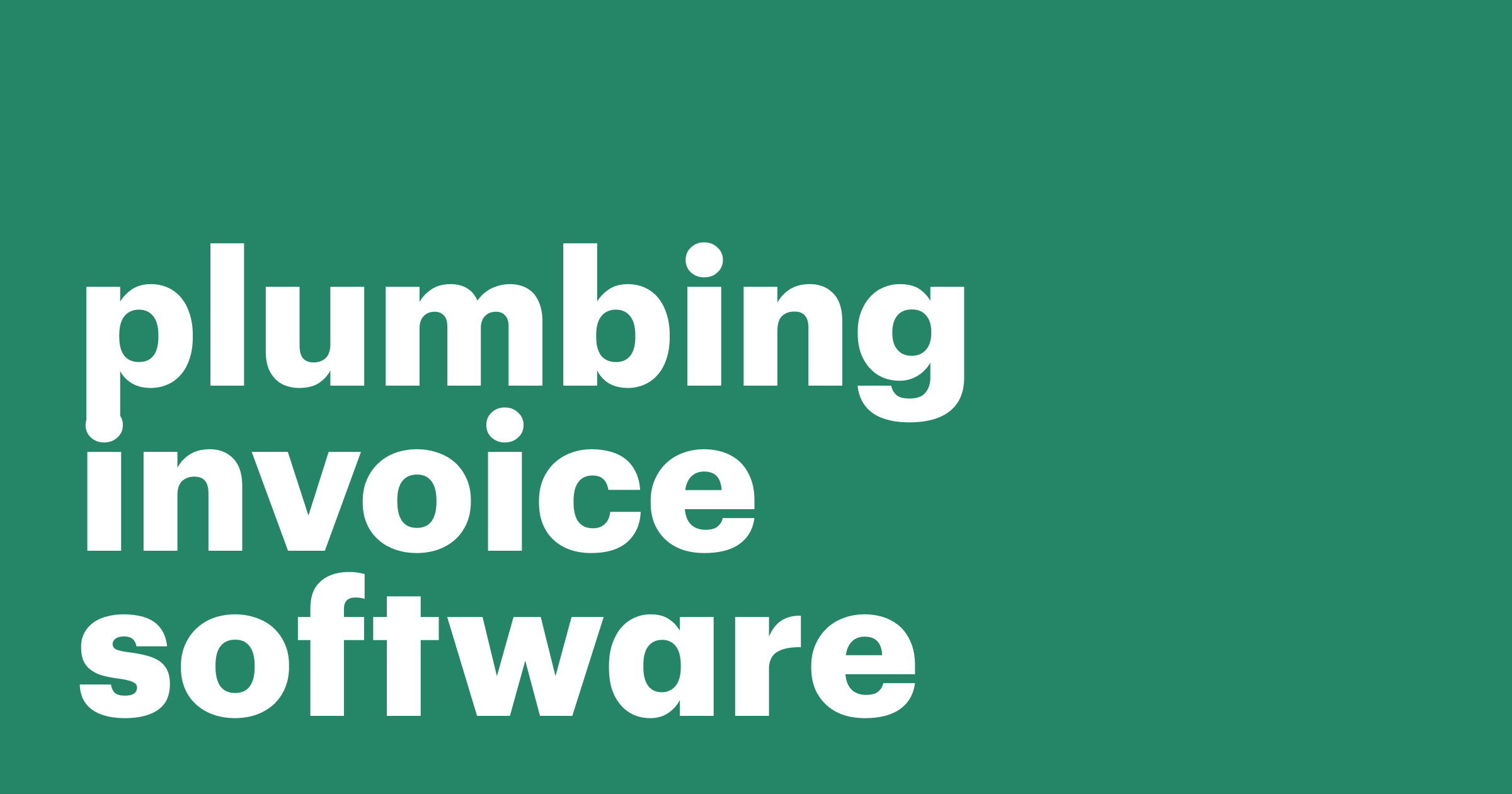 Best invoicing software for plumbers