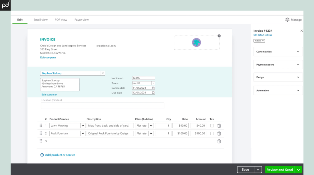 Best plumbing invoice software | PandaDoc
