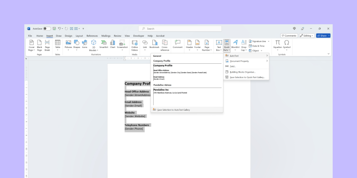 How To Automate Your Word Documents Pandadoc 3922