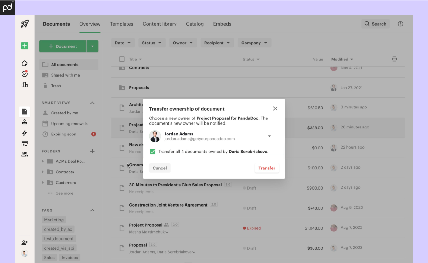 Document Automation Workflow Benefits - PandaDoc