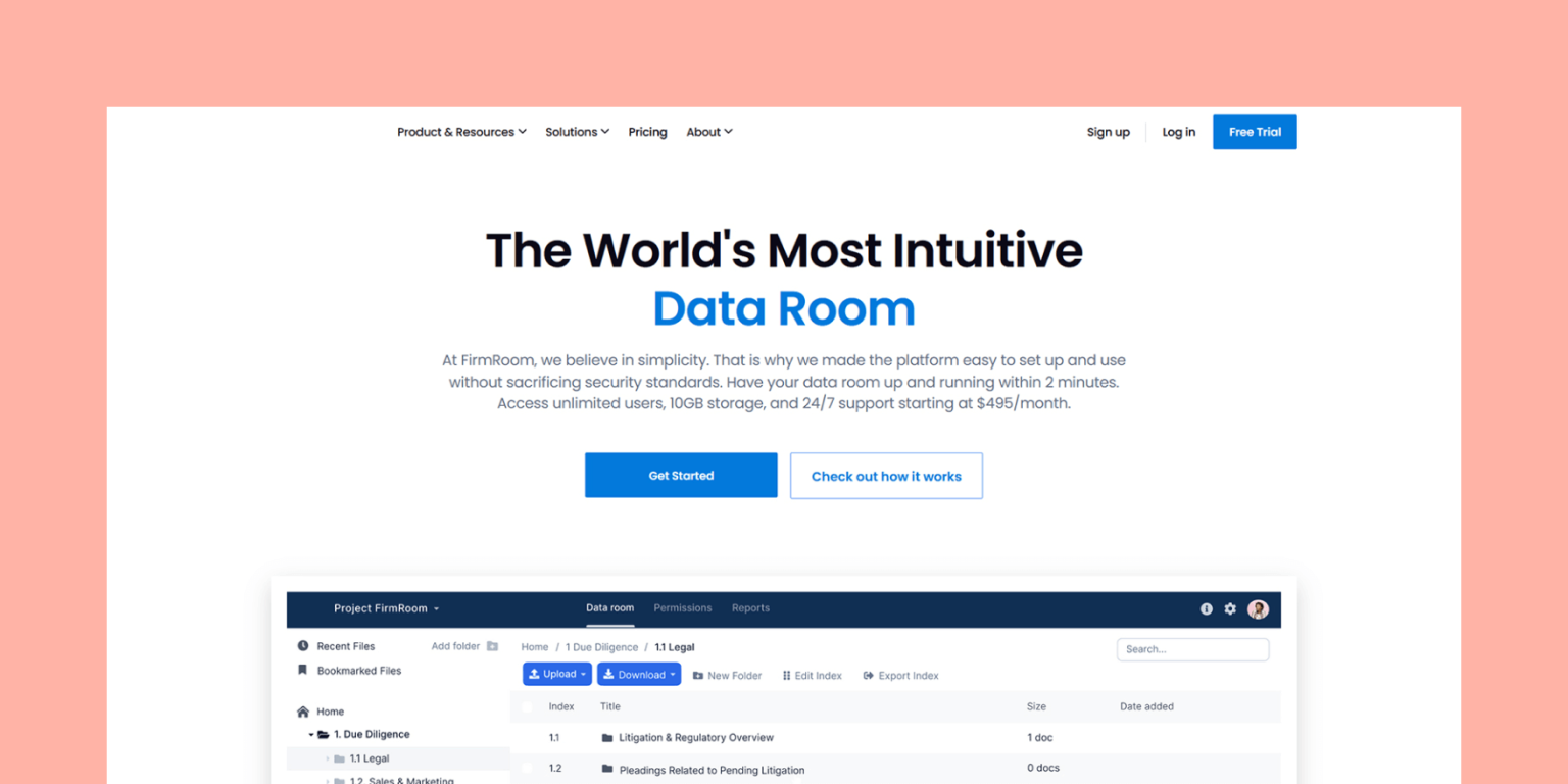 10 Best Virtual Data Rooms and Online Saleroom Providers in 2023 - Pandadoc