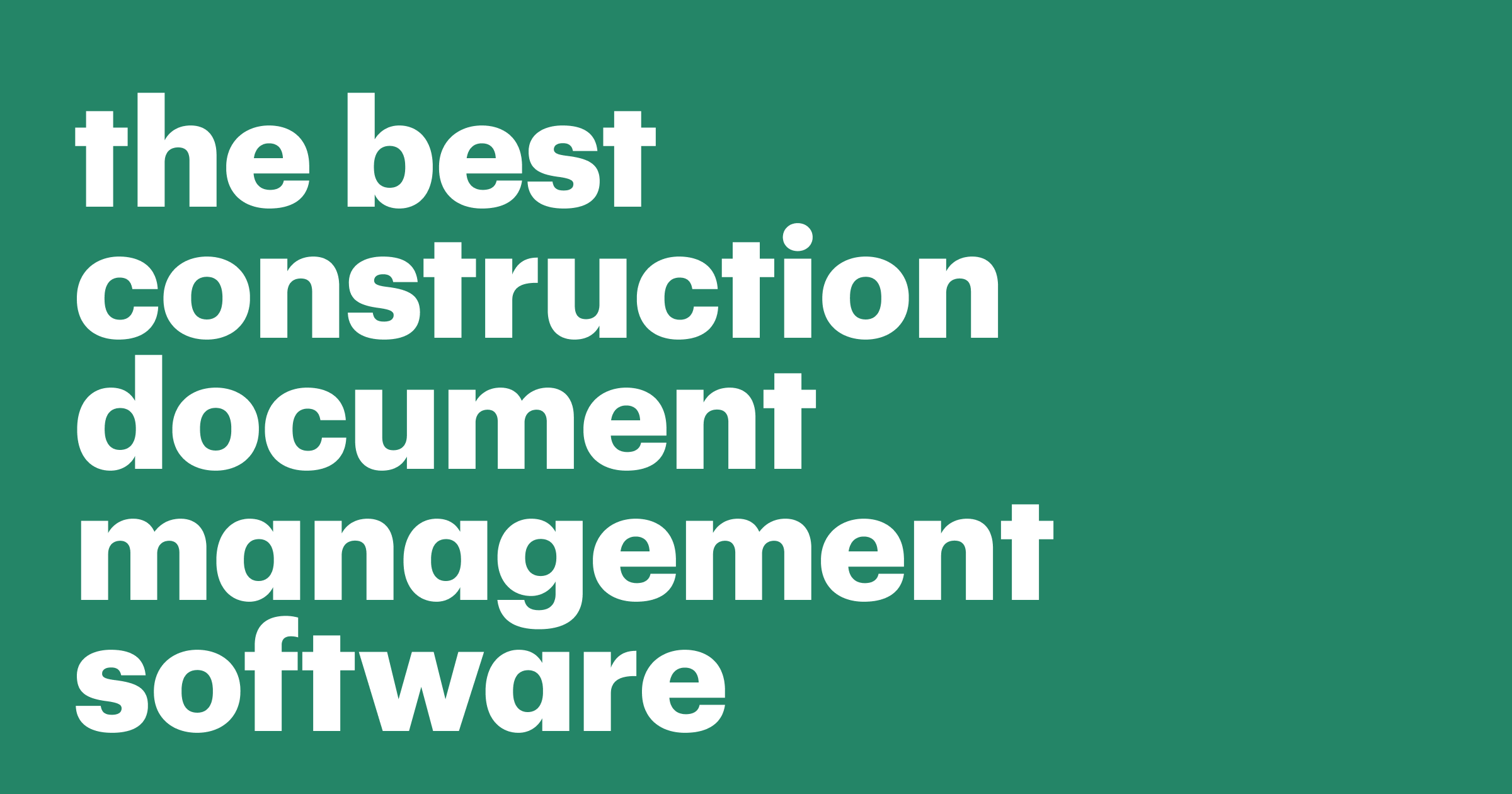 Best construction document management software | PandaDoc