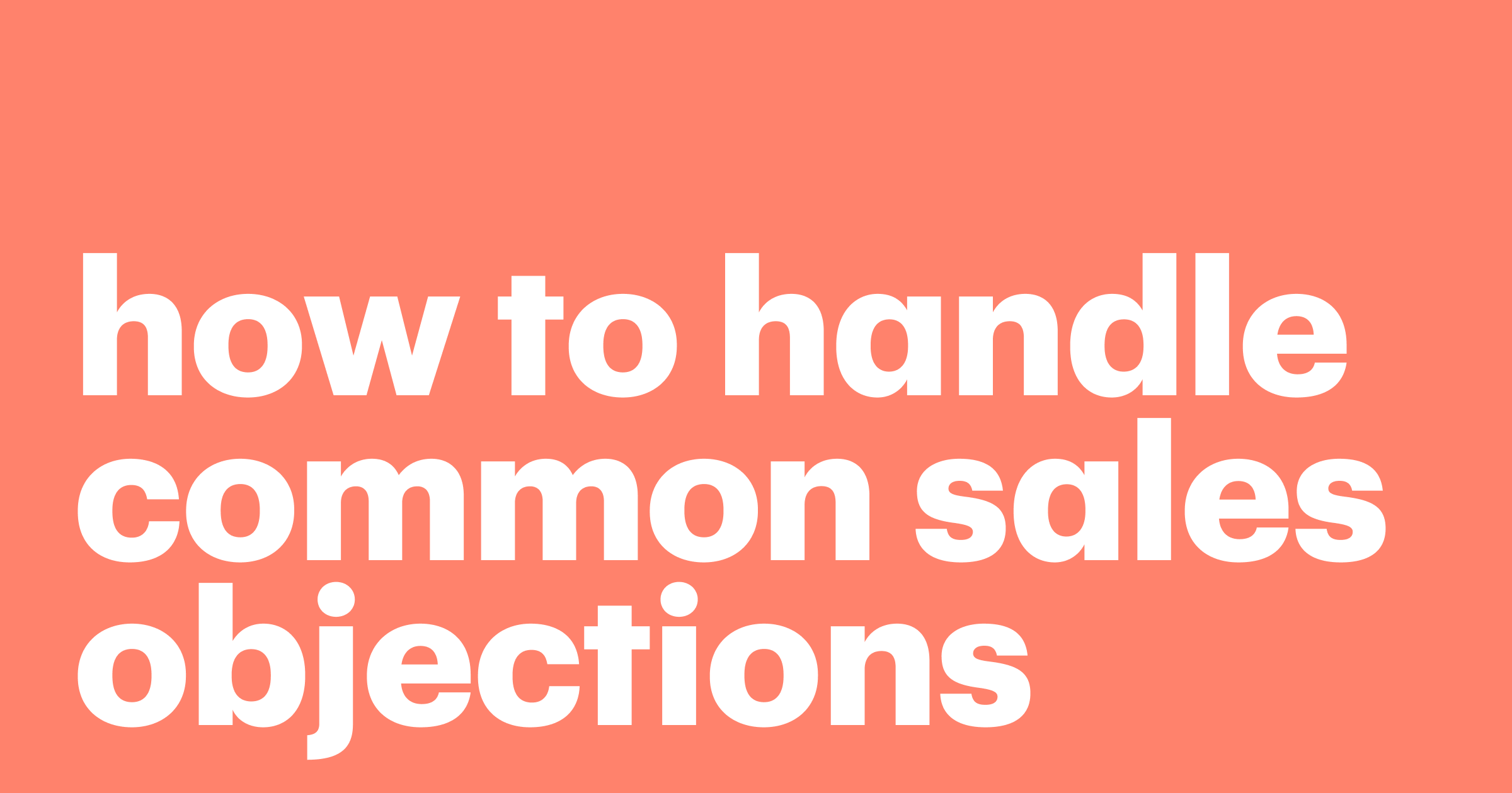 How to handle common sales objections | PandaDoc
