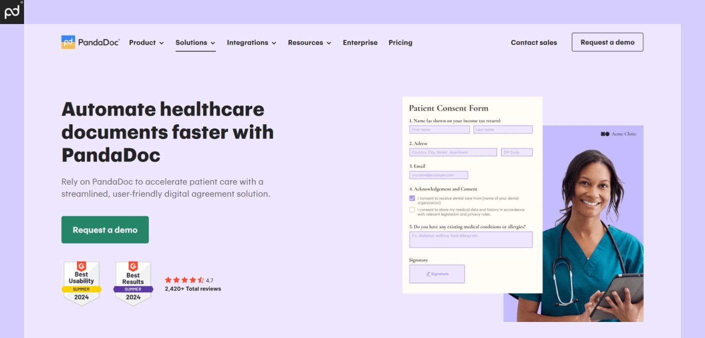 Transform Your Healthcare Documentation With Pandadoc