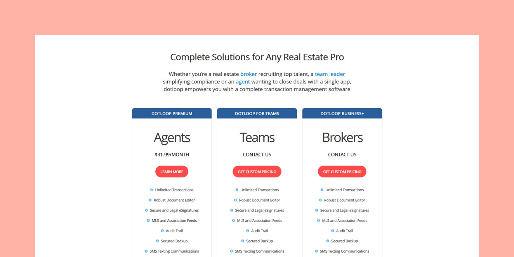Dotloop Review: Pricing, Features, Pros & Cons - PandaDoc