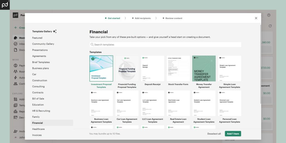Transform Your Financial Document Automation With Pandadoc