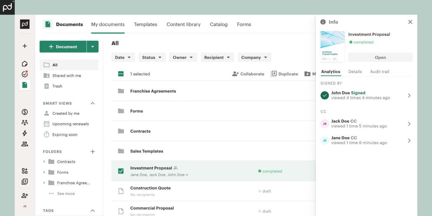 Transform Your Financial Document Automation with PandaDoc