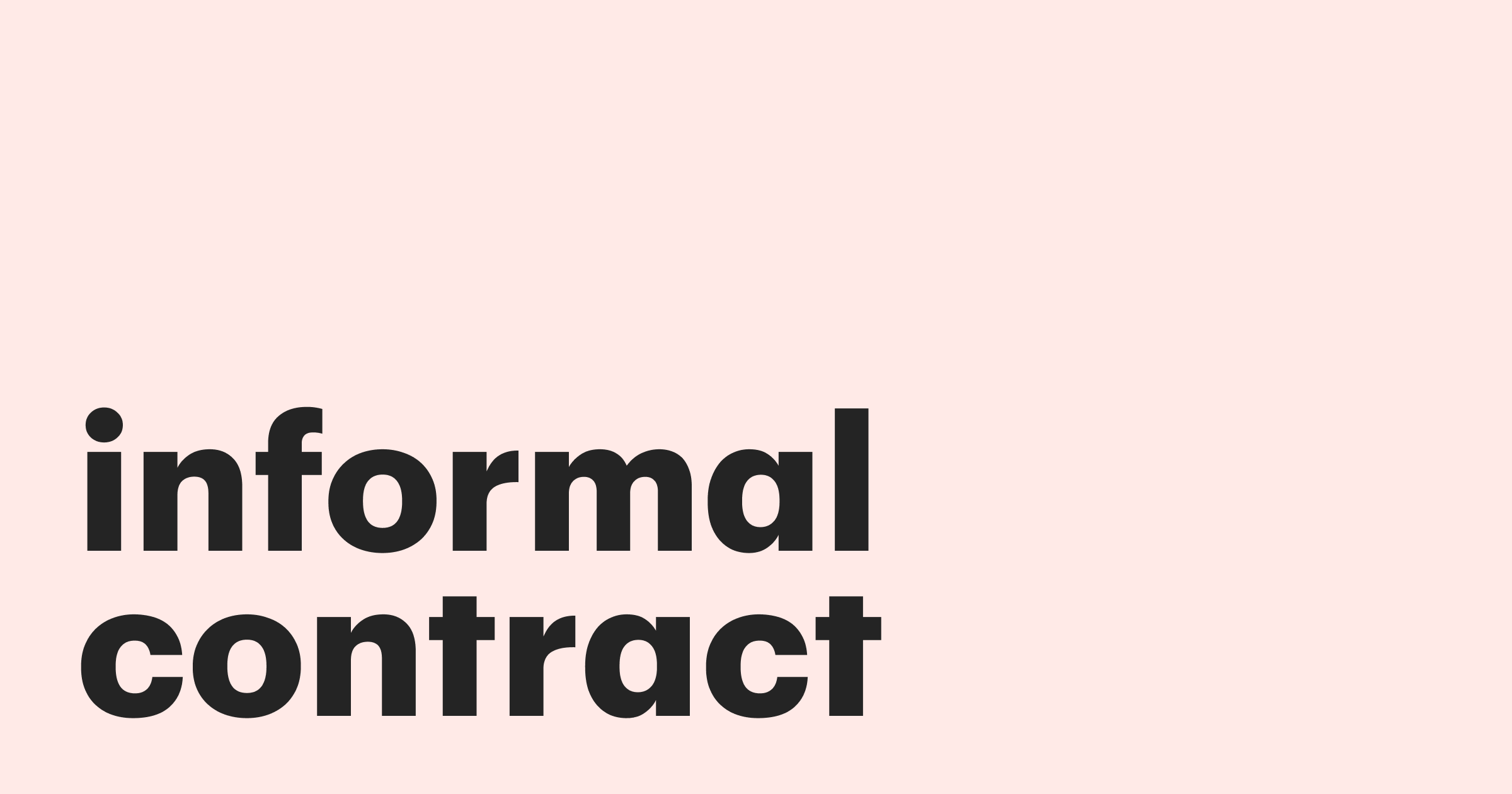 What is an Informal Contract? How to Make It? PandaDoc