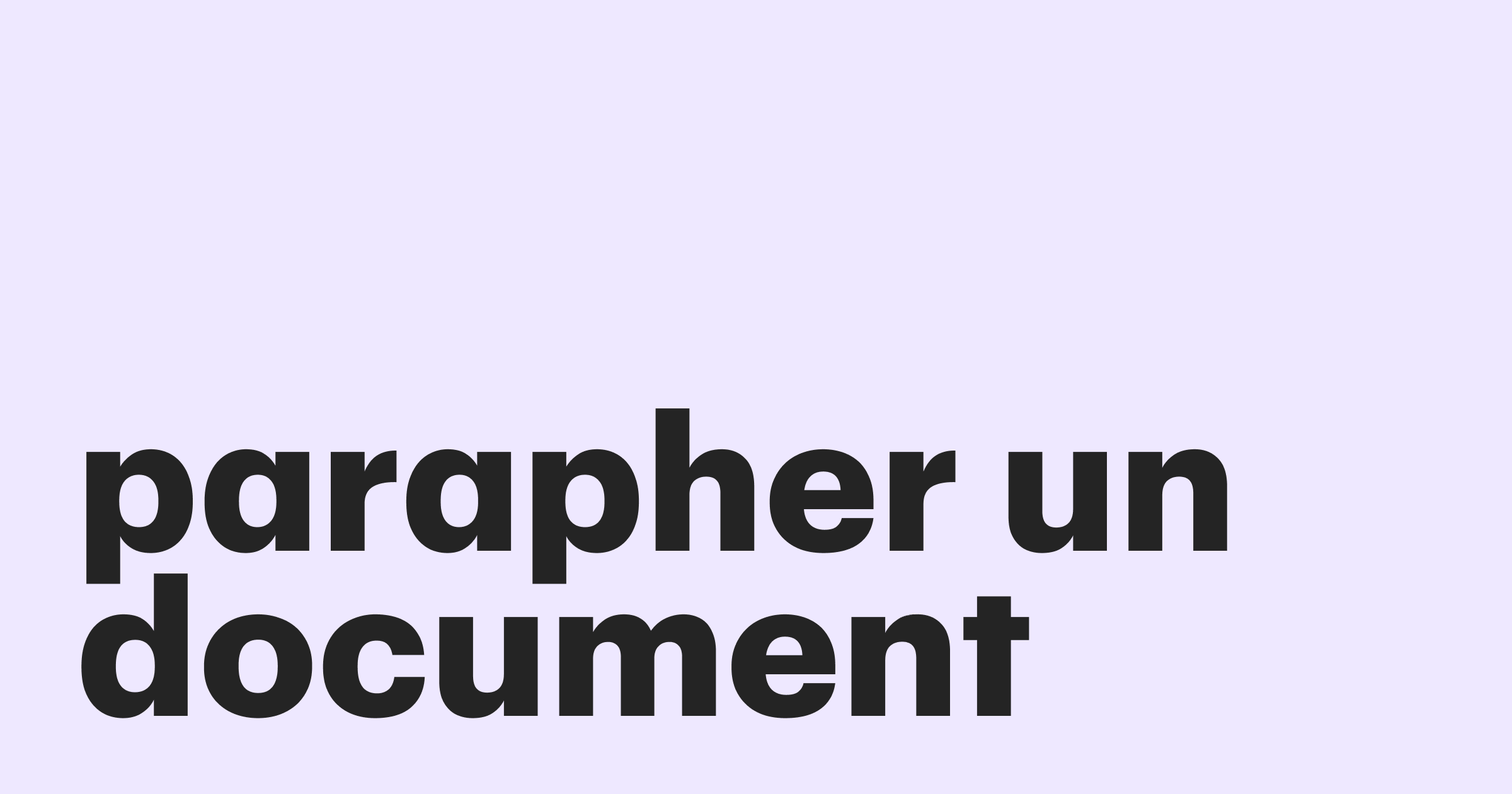 Pourquoi et comment parapher un document - PandaDoc