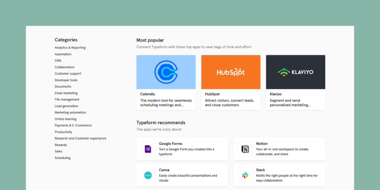 Typeform Review and Rating: Pricing, Features, Pros & Cons - PandaDoc