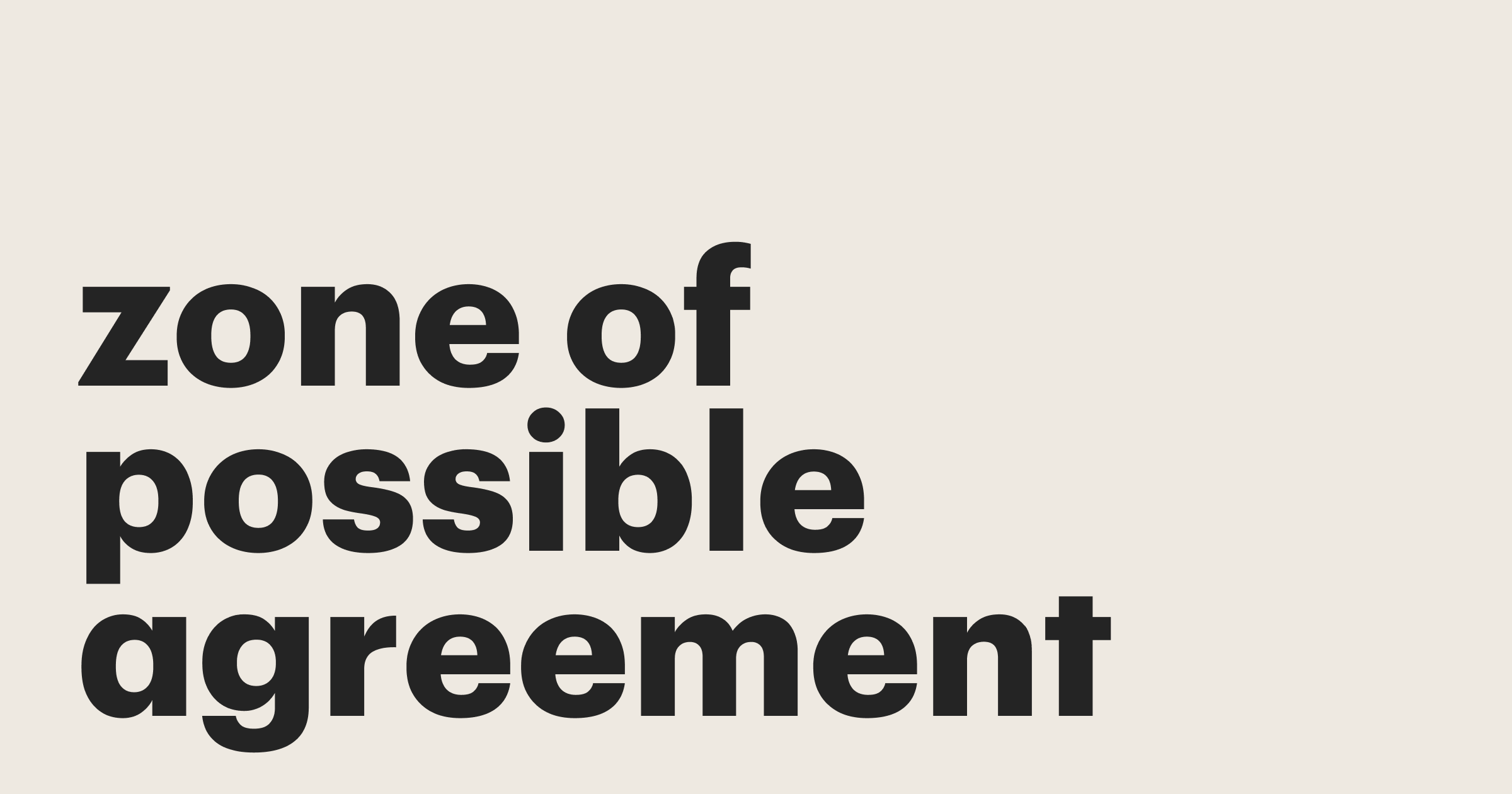 Zone Of Possible Agreement (ZOPA): Definition, BATNA vs WATNA