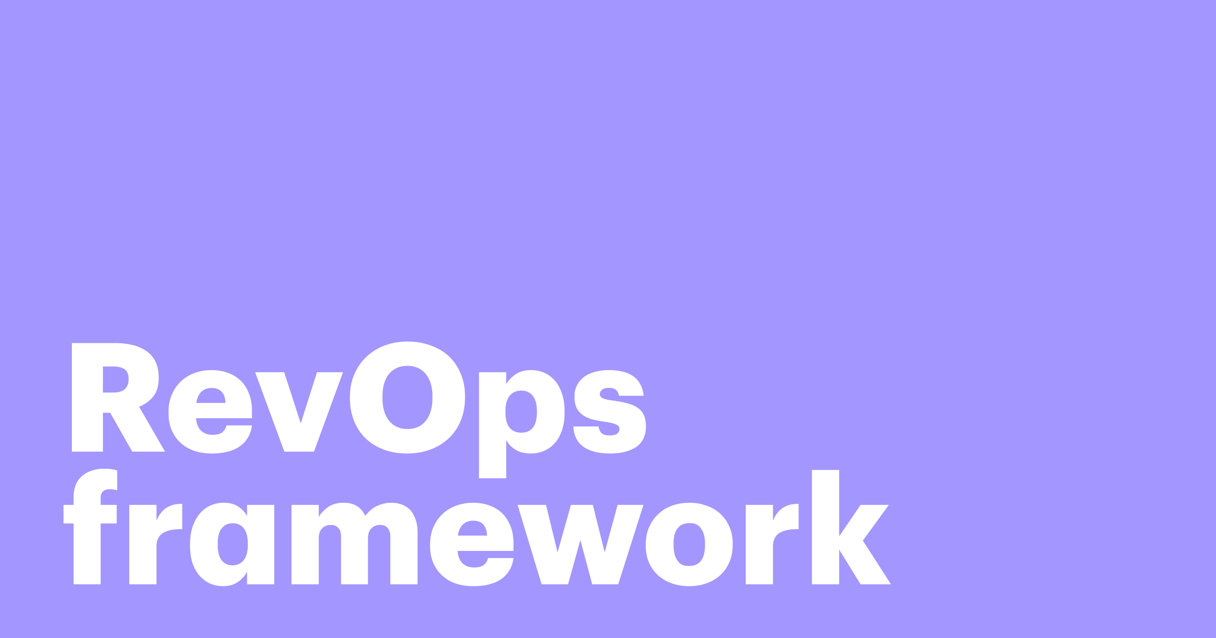 RevOps framework | PandaDoc
